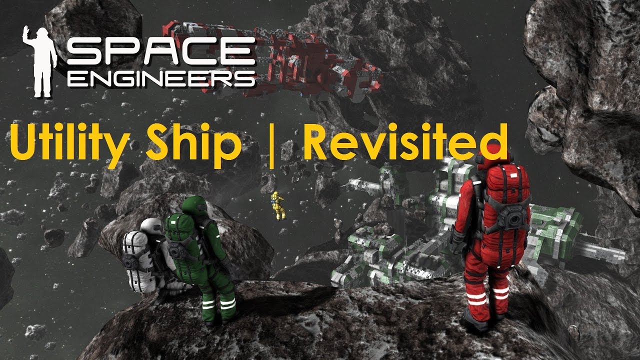 Space Engineers | Utility Vehicle | Revisited - YouTube