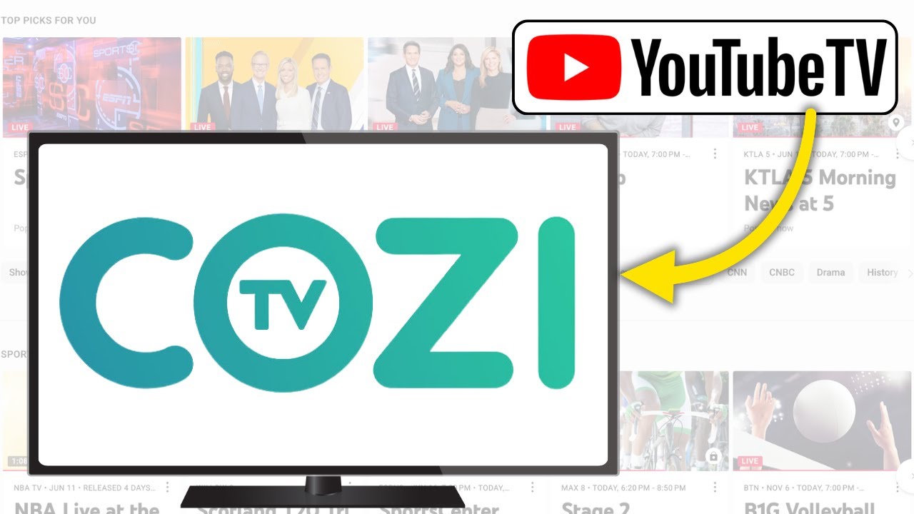 How to Watch Cozi TV on YouTube TV | Stream Cozi TV without TV Cable ...