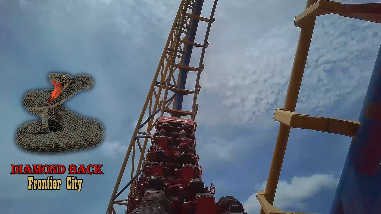 Diamond Back | Six Flags Frontier City | POV | On Ride - YouTube
