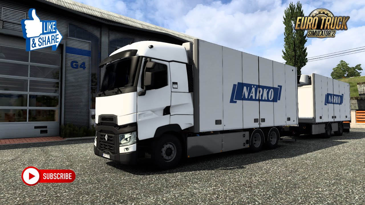 [ETS2 v1.40] Rigid chassis Addon Renault T (Ekeri, Knapen, Kraker ...