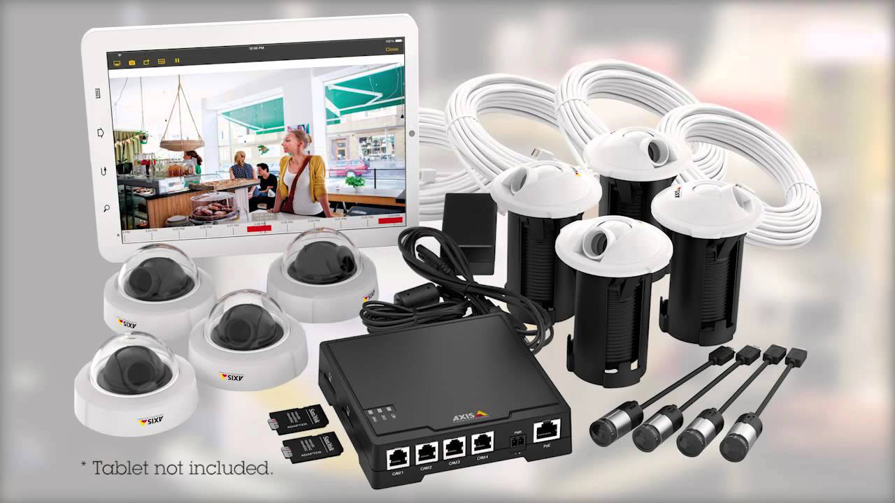 Axis - F34 Surveillance System – surveillance in one box - YouTube
