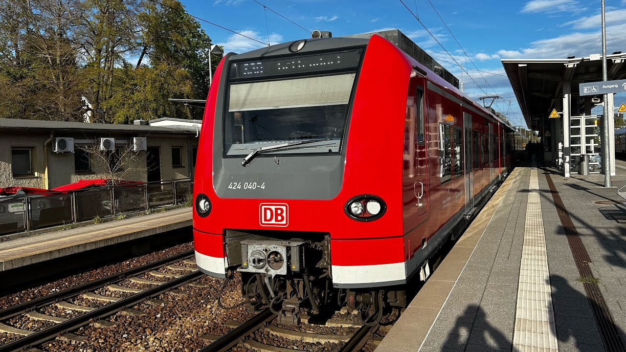 Mit der BR 424 auf der S20 unterwegs - YouTube