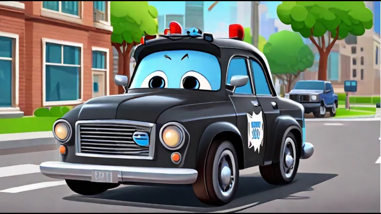 Police Baby Car Cartoon | Fun and Educational Cartoon for Kids - YouTube