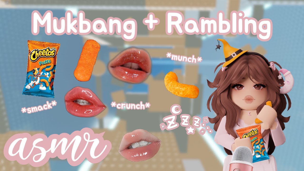 Roblox ASMR 🎀 ꒱ Come Chat With Me! Cheeto Puff Mukbang 🧀💭 𝜗𝜚 ˎˊ˗ - YouTube