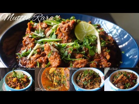 5 Easy n Amazing Mutton Curry Recipes: Mutton Rara | Turai Gosht ...