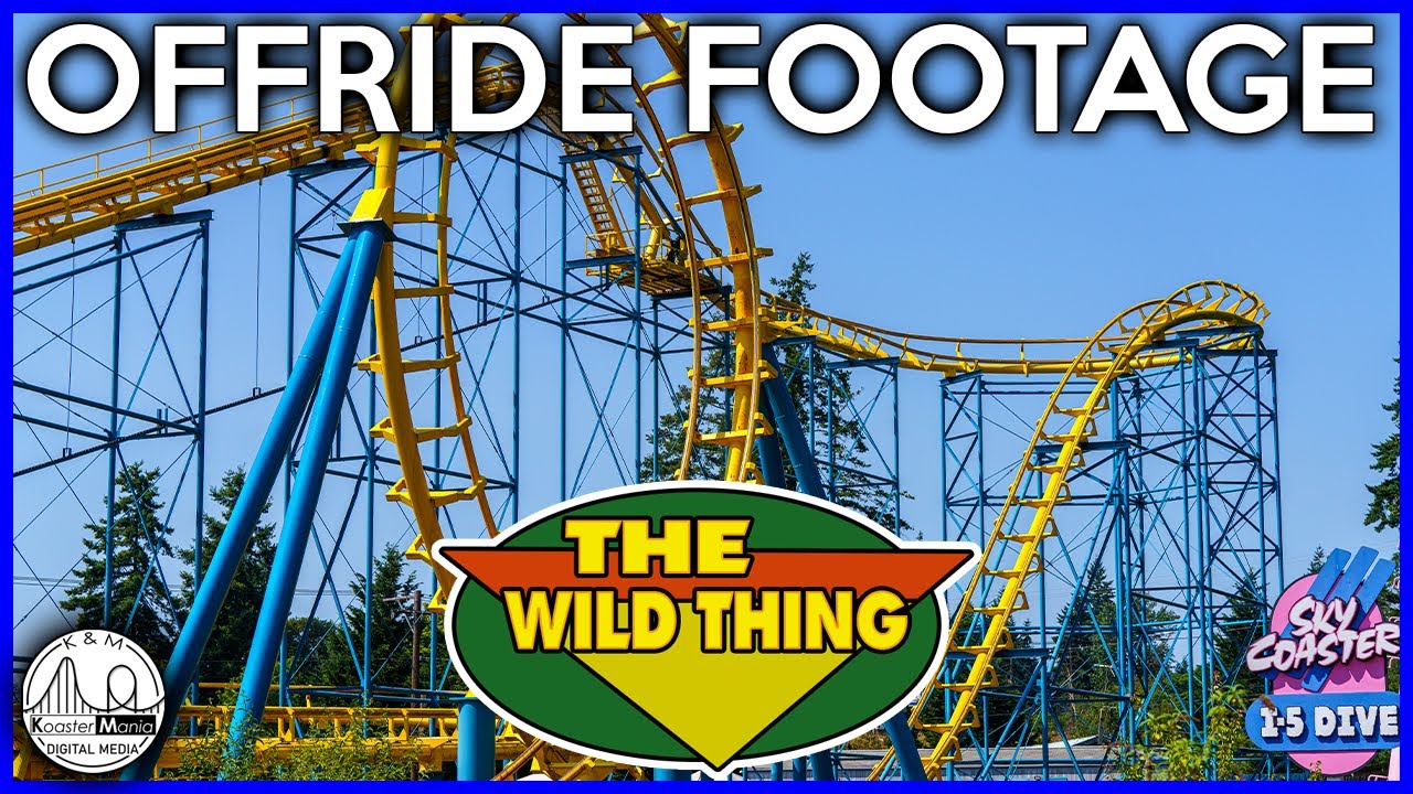 Wild Thing | Wild Waves Theme & Water Park | 4K Off-ride Footage | Non ...