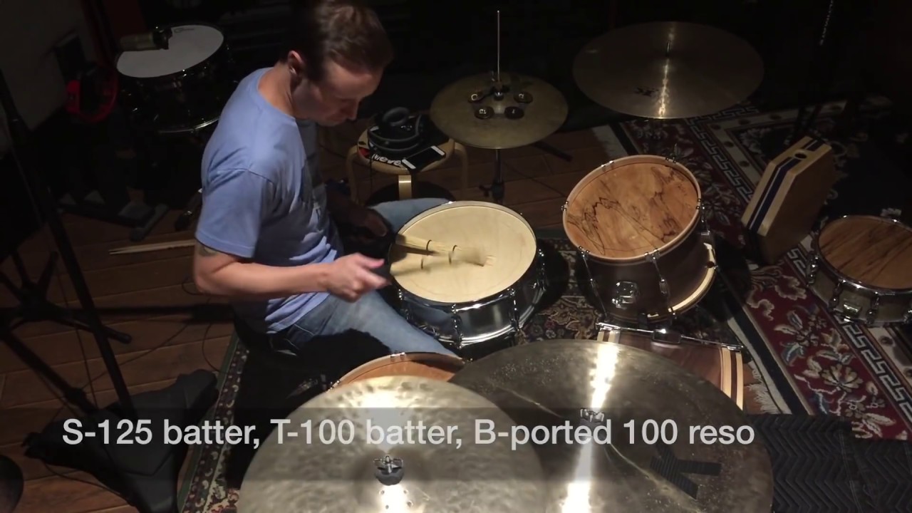 Forest King Wooden Drumheads by Index Drums - YouTube