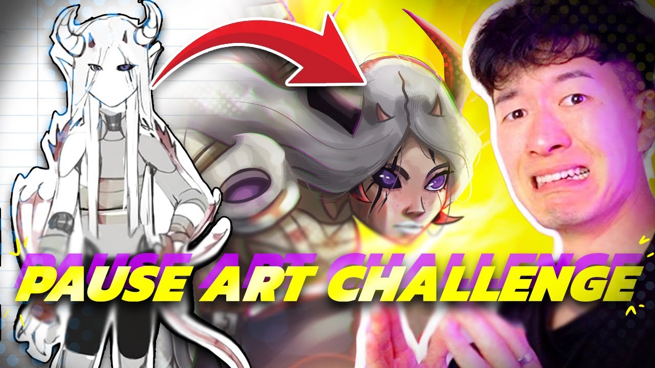 Drawing My BEST Character with SamDoesArts Pause Art Challenge - YouTube