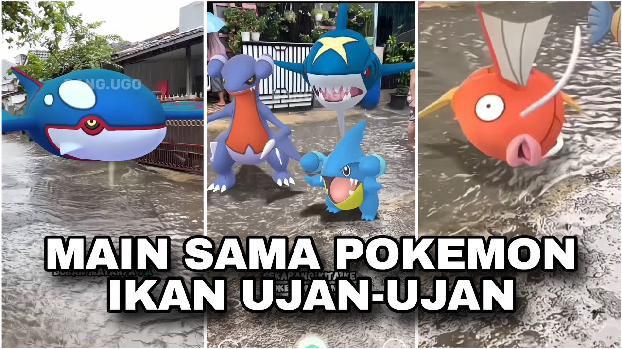 Main sama Pokemon ikan di Dunia Nyata yuk !! - YouTube