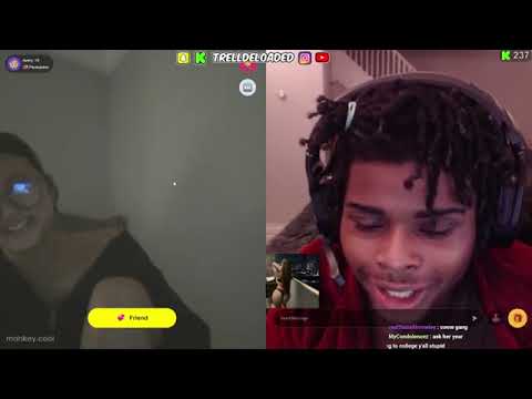 TRELL DELOADED GETS BADDIES TO FLASH on THE MONKEY APP 😍 *GETS EXPLICIT*