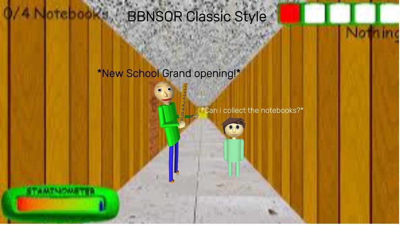 BBNSOR - Classic Style - Baldi Mod - YouTube