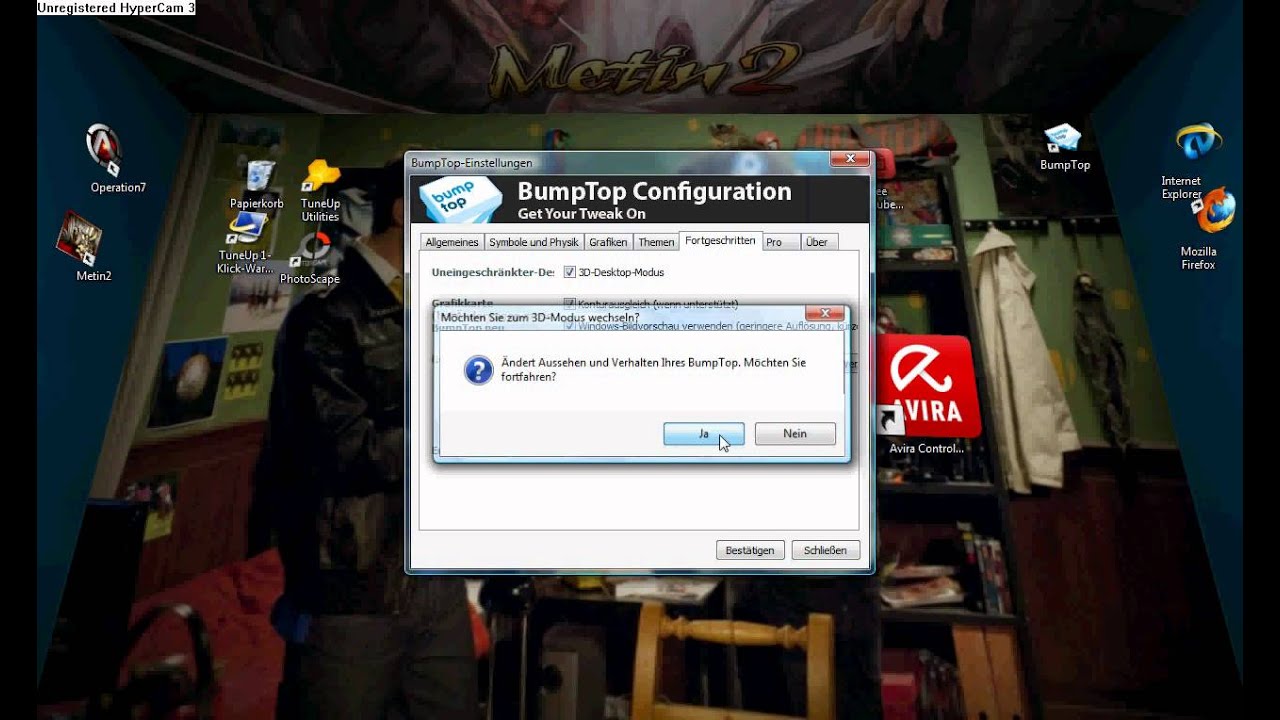 Virtueller 3D Desktop mit Bump Top [HD] - YouTube