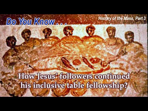 DYK how the followers of Jesus continued his inclusive table fellowship ...
