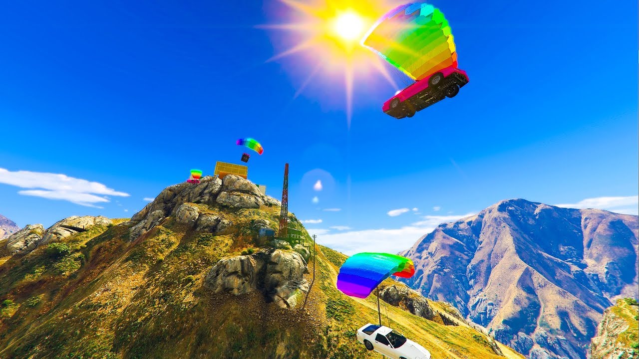 Into The WILD Stunt Race - GTA V Online Funny Moments | JeromeACE - YouTube