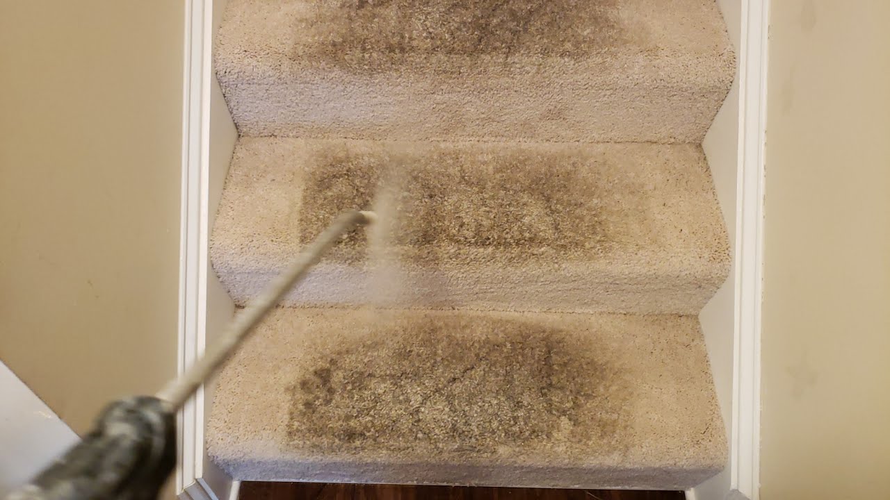 EXTREMELY DIRTIEST Stair cleaning of the year | STAIRS ONLY | Dirty ...