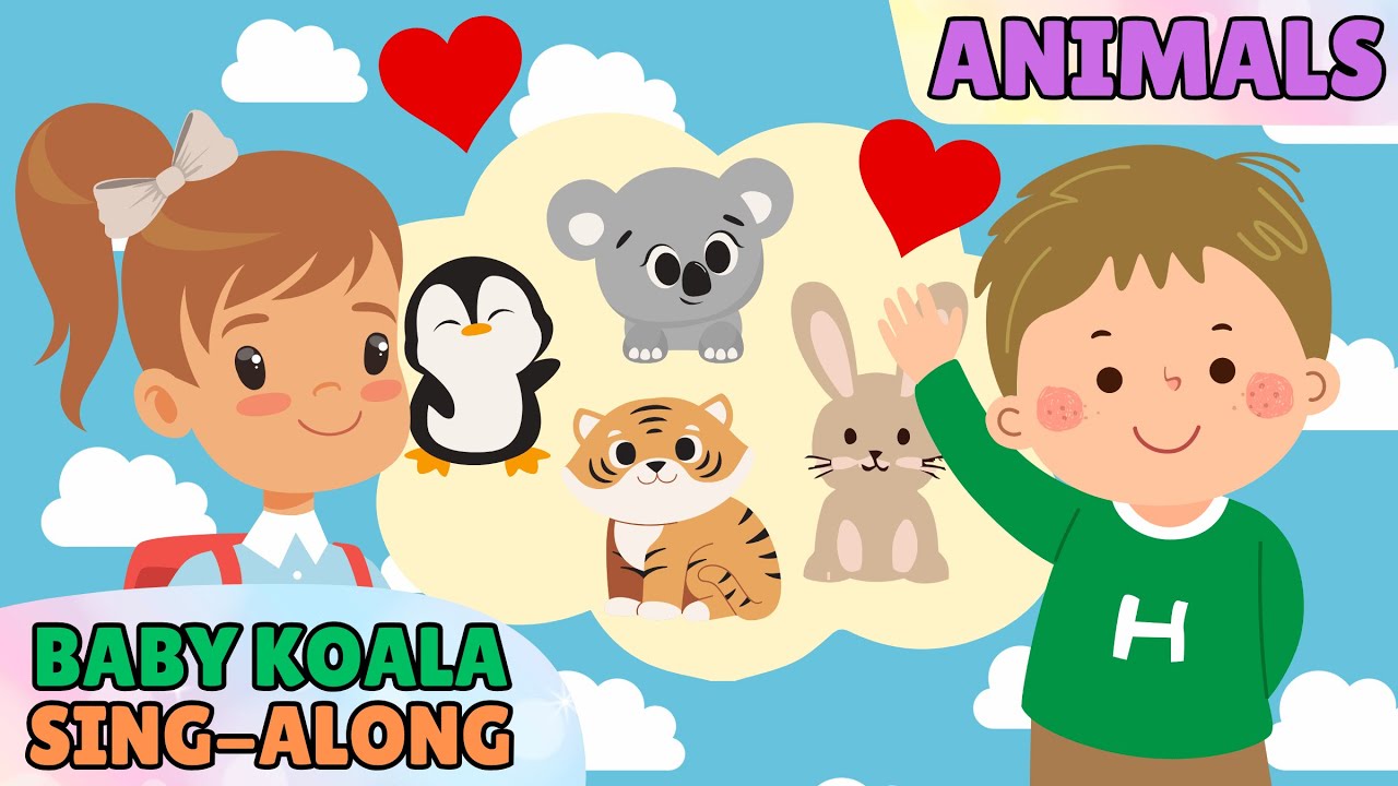 Animal Friends Make Me Smile 🌟 Positive Vibes for Kids | Baby Sing ...