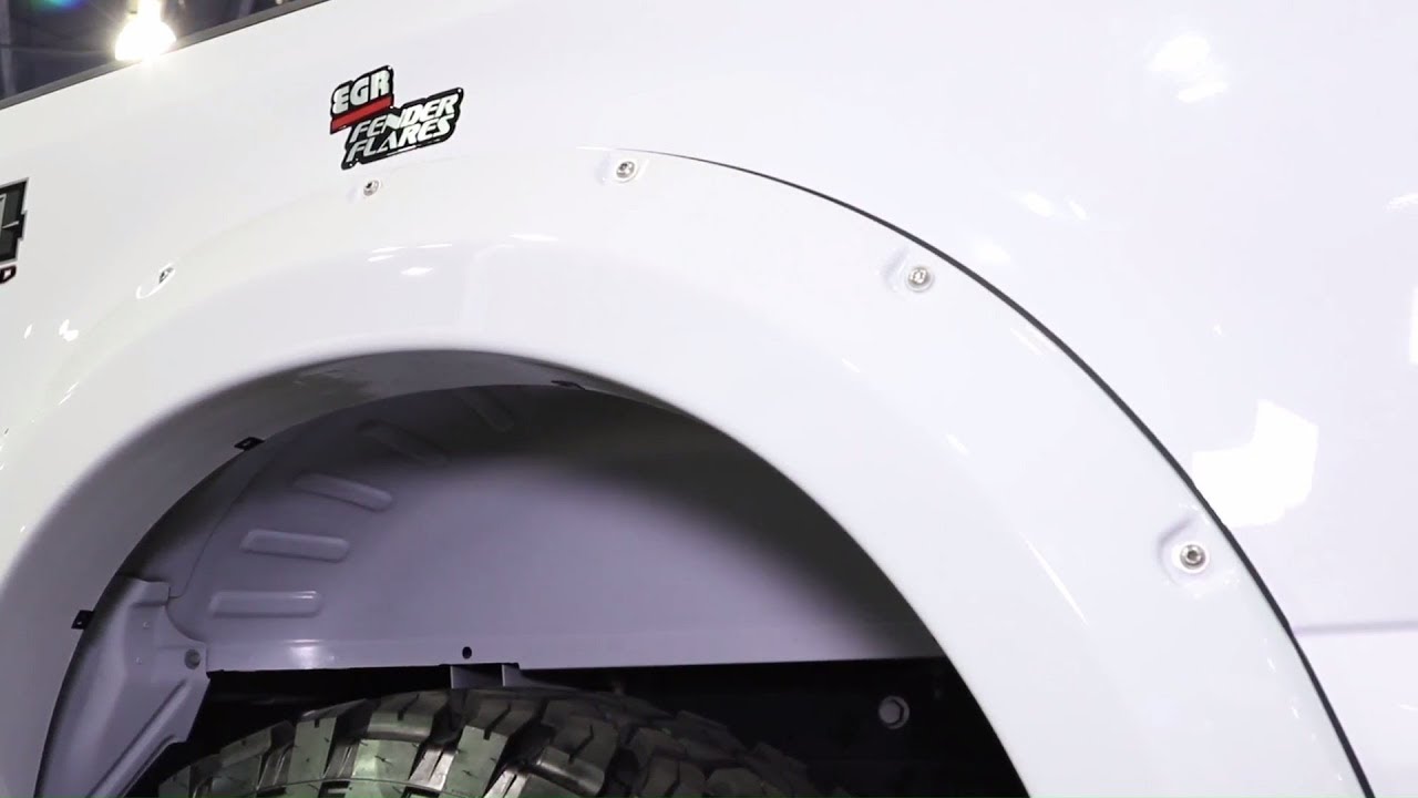 SEMA 2017: EGR USA's Color-Matched Bolt On Fender Flares And More - YouTube