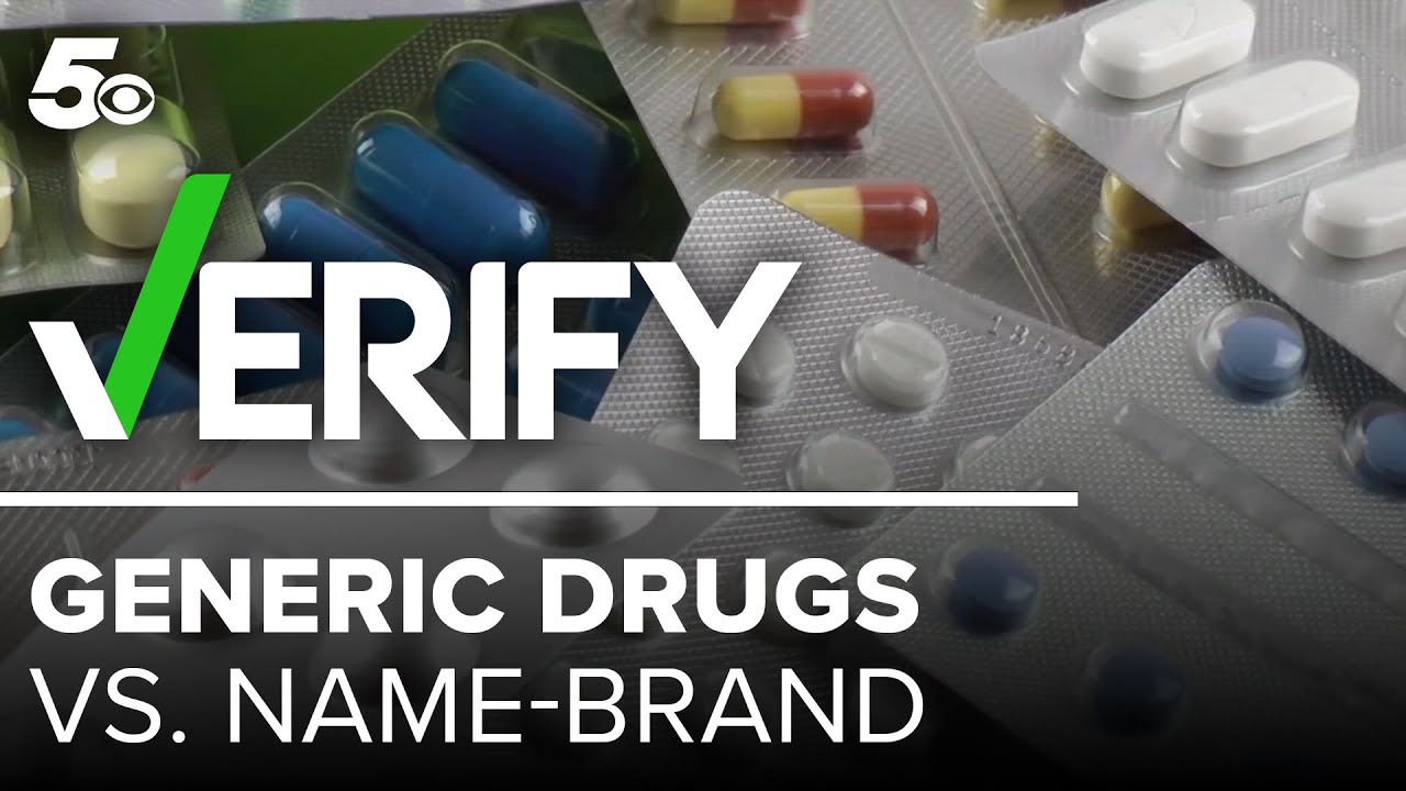 VERIFY: Are generic medications just as good as name-brand? - YouTube