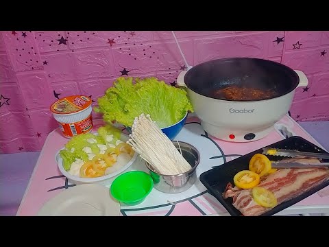 Enoki Mushroom Beef SAMGEOPSAL|🥗 🍄🥓 🍲😋 TiPiD tips Samgyupsal sa BAHAY ...