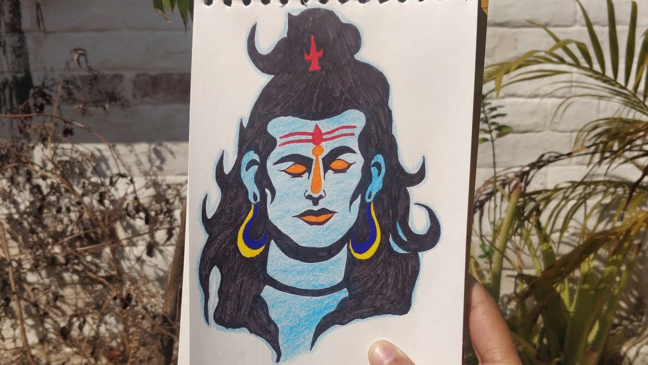 Meditating Shivji Drawing | Easy Drawing Of Shivji | @SheenuDoesArts ...