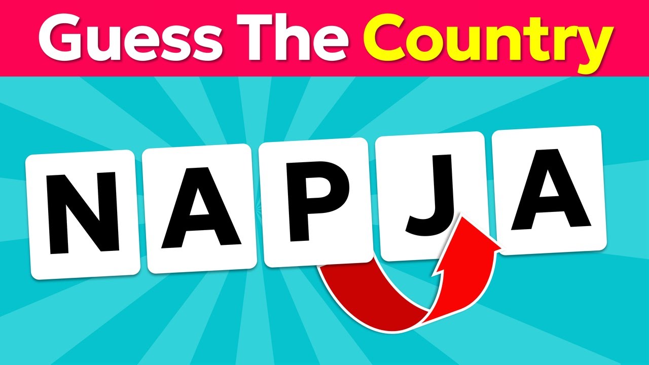 🌍 Unscramble the Country Name! 🌍 Paris 2024 Olympics Countries # ...