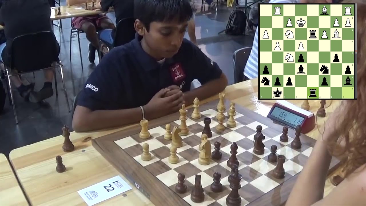 GM Praggnanandhaa Rameshbabu - WIM Anna Kantane Italian Game: Classical ...