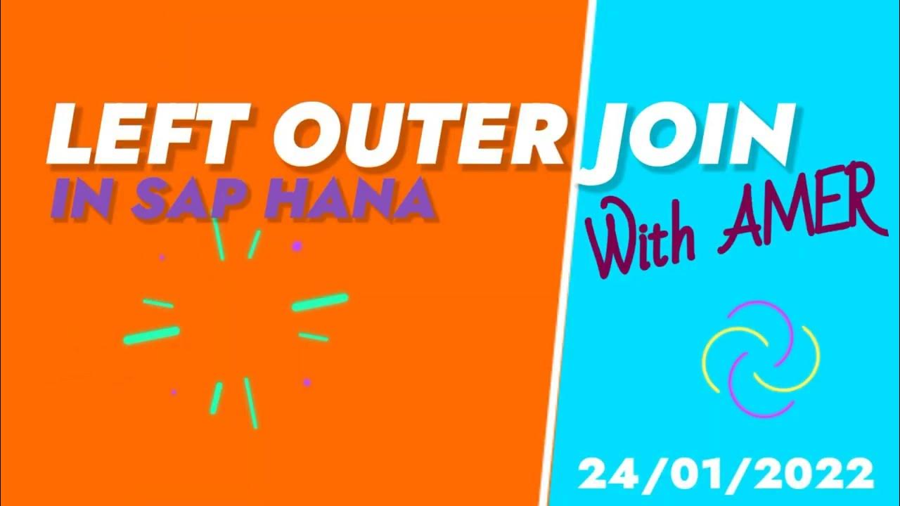 LEFT OUTER JOIN in SAP HANA - YouTube