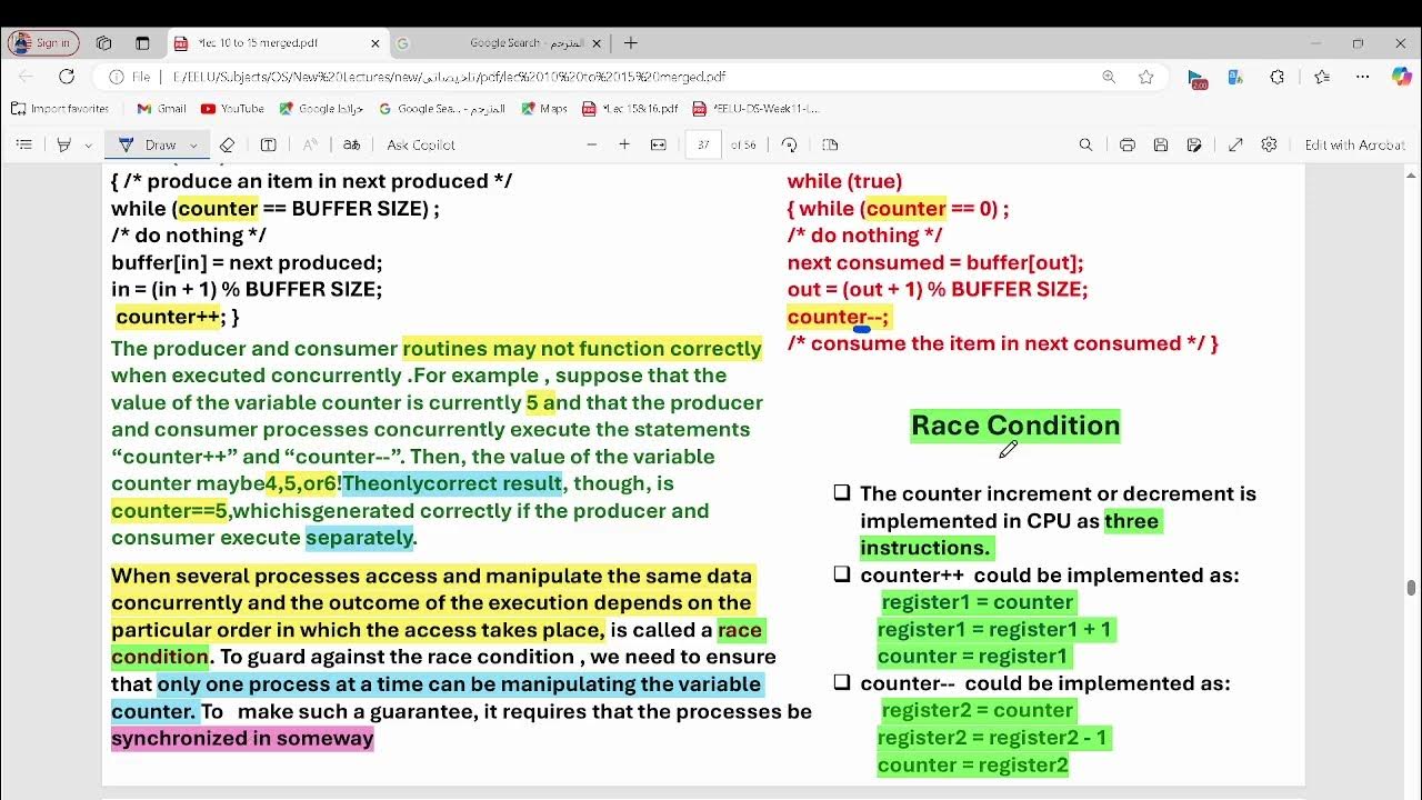 Operating Systems Lecture 13 - YouTube