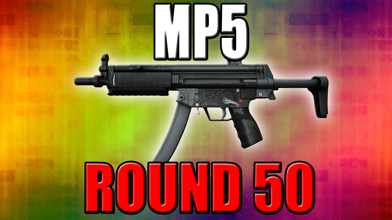 MP5 on Round 50 - Call of Duty Zombies - YouTube