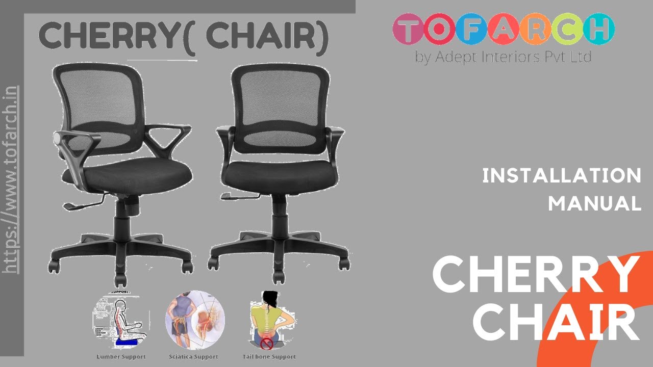 CHERRY CHAIR INSTALLATION - Work from home furniture - YouTube