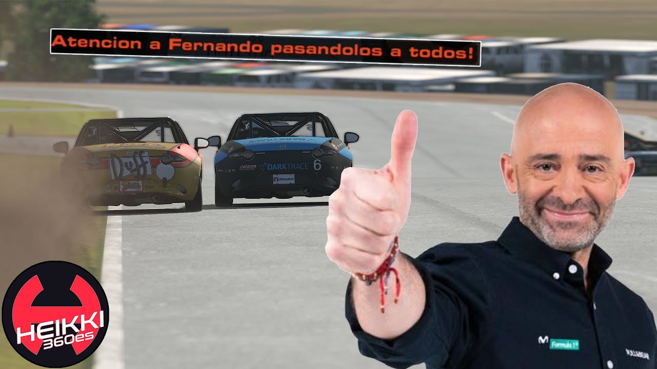 Mi primera carrera con el spotter de Antonio Lobato de iRacing ...