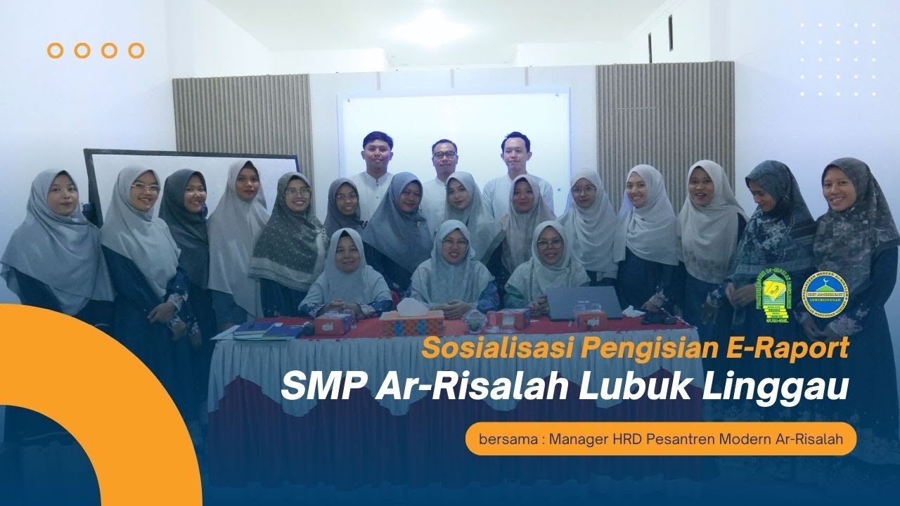 SOSIALISASI E-RAPOT SMP AR RISALAH LUBUKLINGGAU - YouTube