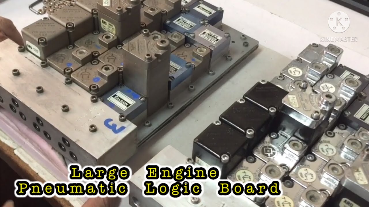 large engine pneumatic logic board ලොකු එන්ජින් ලොජික් බොඩ්||Asian ...