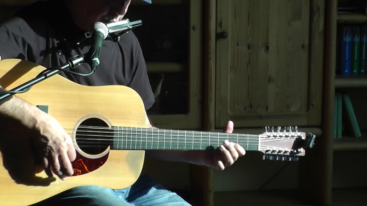 My Lighthouse - Rend Collective (cover: harmonica/12 string) - YouTube