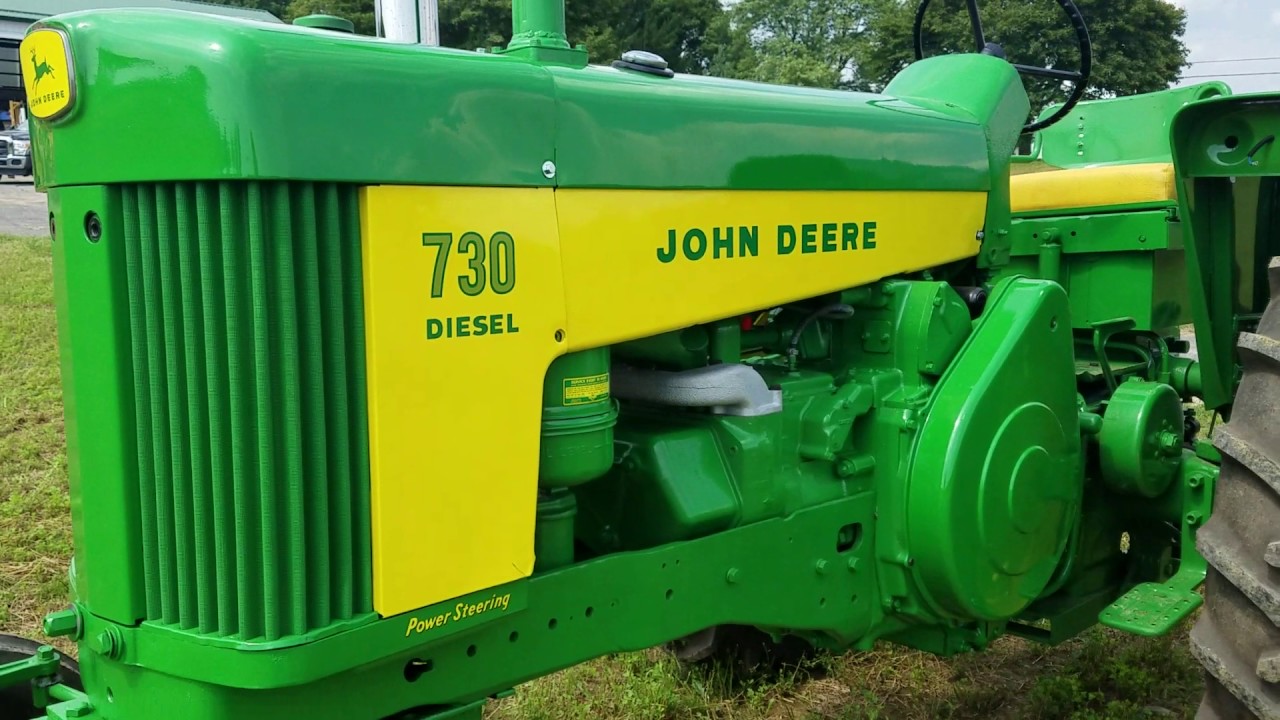 1960 John Deere 730 Diesel Antique Restored Tractor For Sale Walk ...