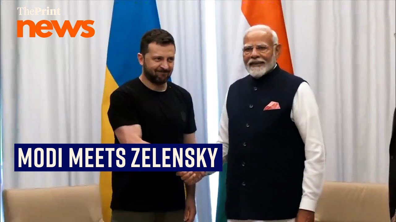 PM Modi holds bilateral meeting with Ukraine President Zelensky in ...