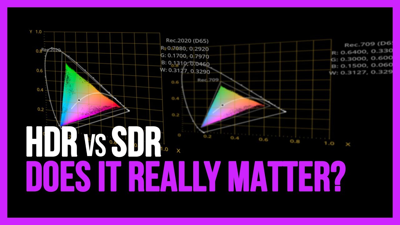 HDR Vs SDR Does It Really Matter YouTube