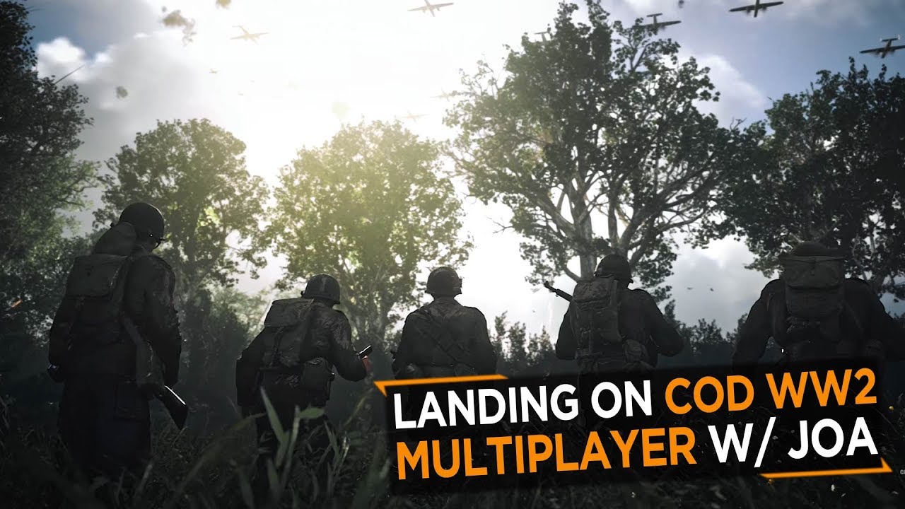 [EN] Landing on COD WW2 Multiplayer w/ Joa! - YouTube
