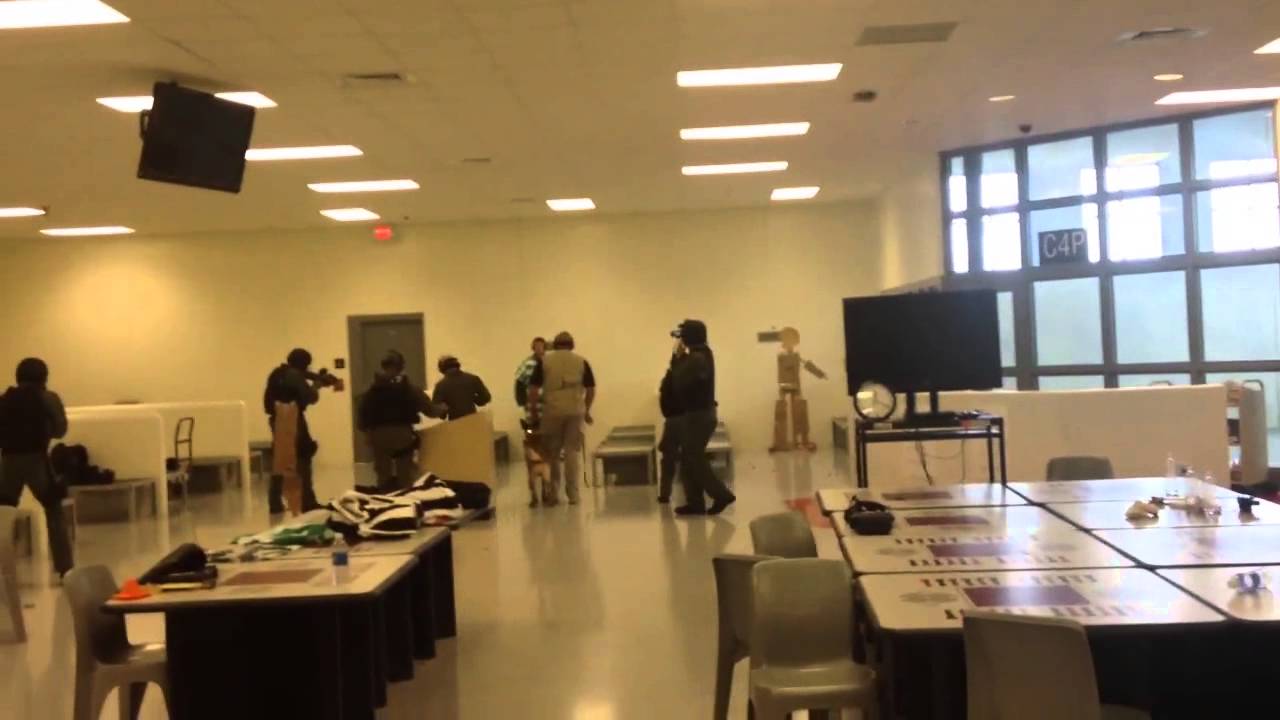 Riot control training - YouTube