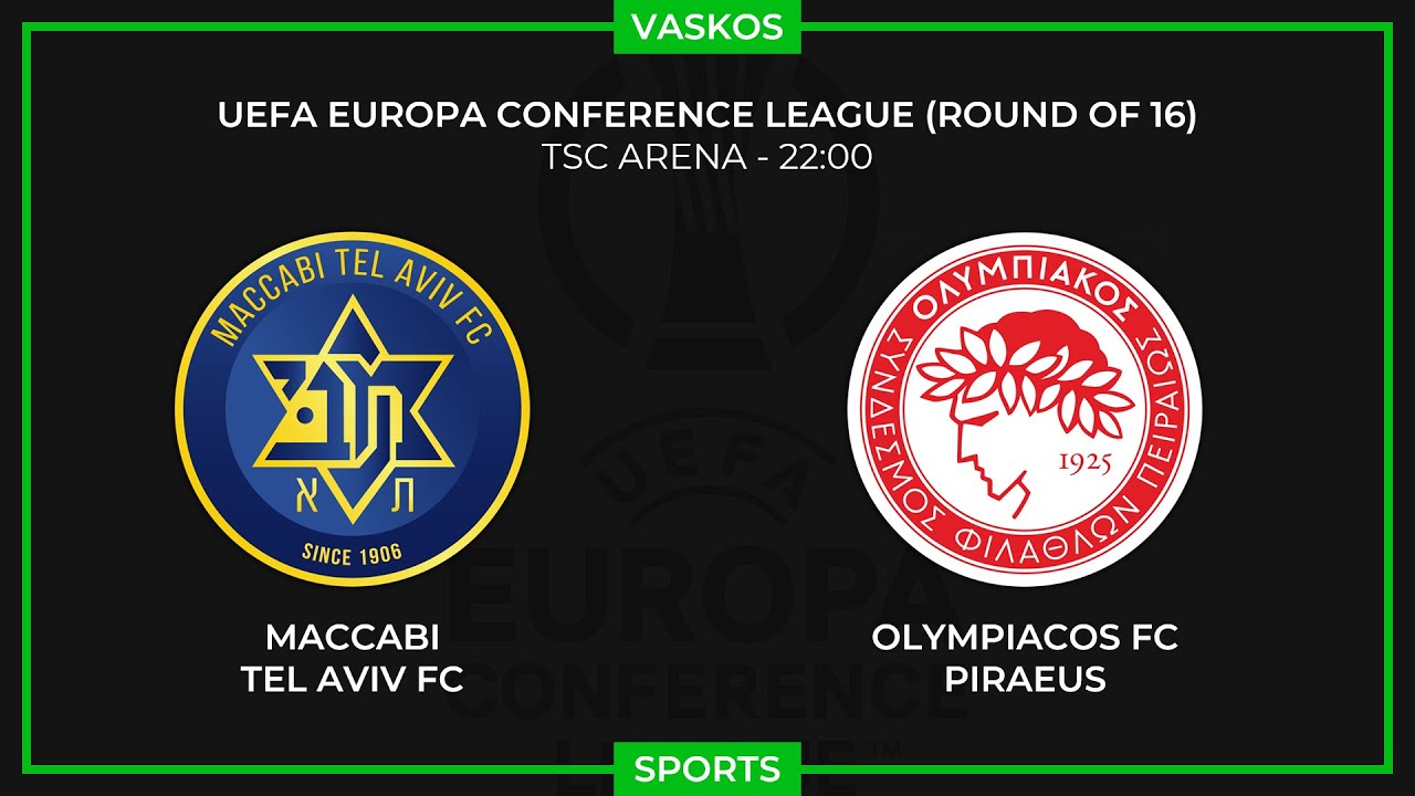 🔴 LIVE | ΜΑΚΑΜΠΙ ΤΕΛ ΑΒΙΒ - ΟΛΥΜΠΙΑΚΟΣ | CONFERENCE LEAGUE | MACCABI ...