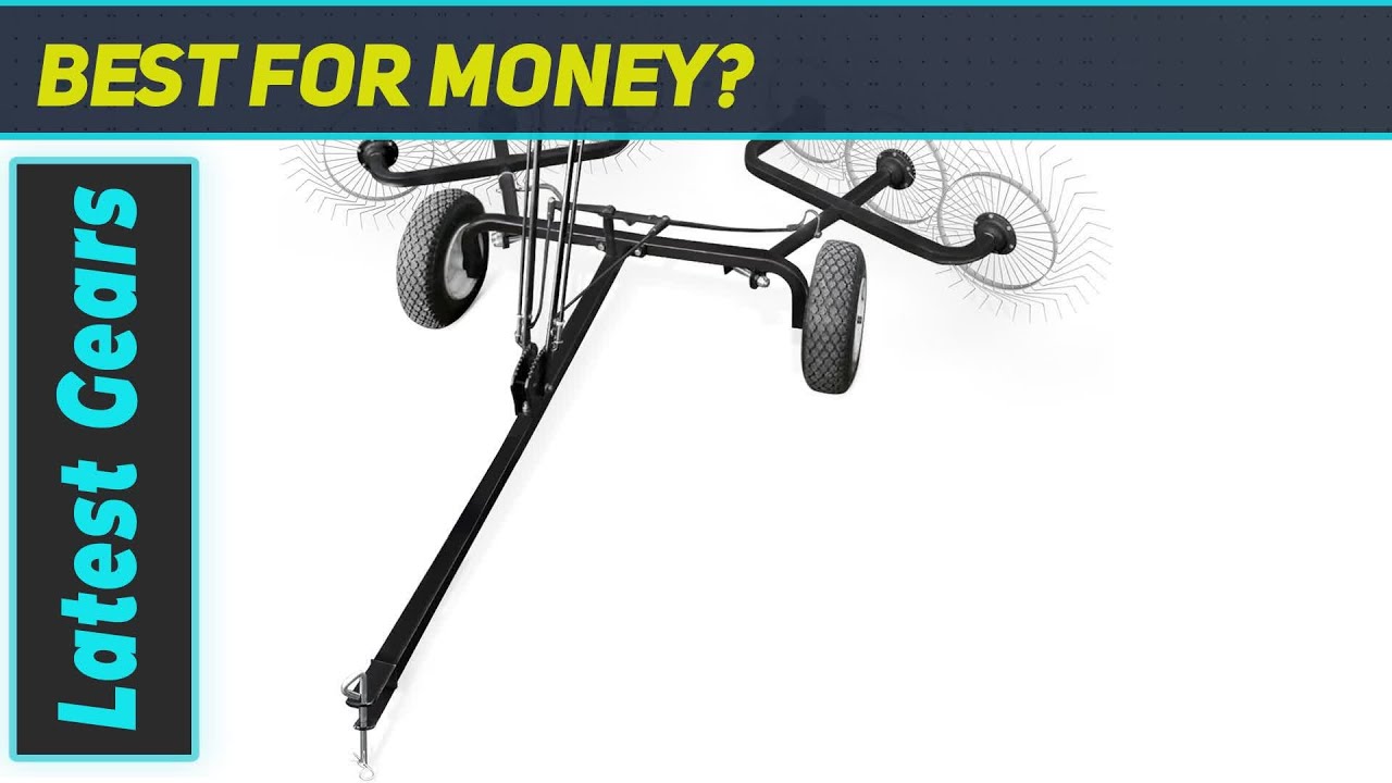 Yard Tuff ACR-500T 60 Inch V-Shaped Steel Tow Behind Acreage Rake ...