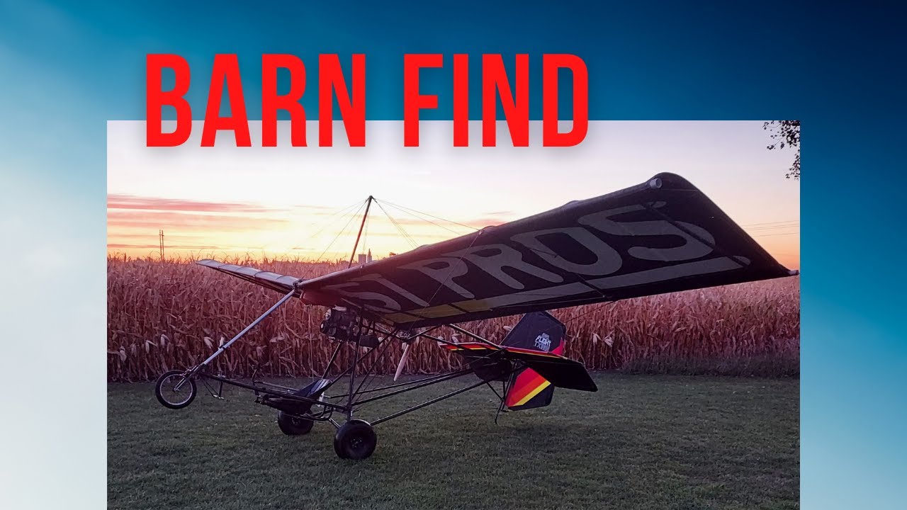 Ultralight Airplane Barn Find - YouTube