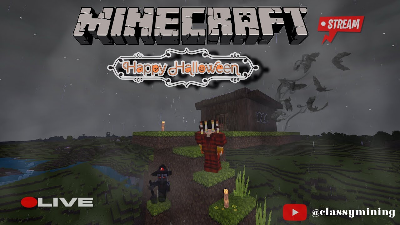 halloween stream!! | Minecraft new world scary modded | - YouTube