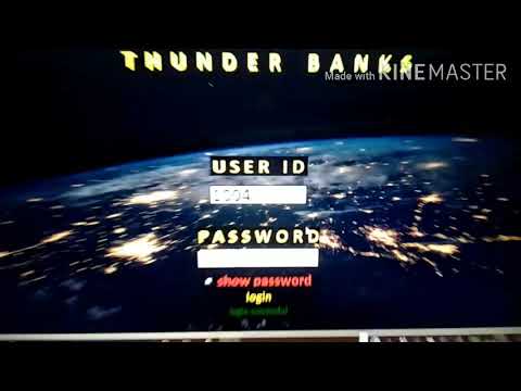 A banking app using tkinter - YouTube