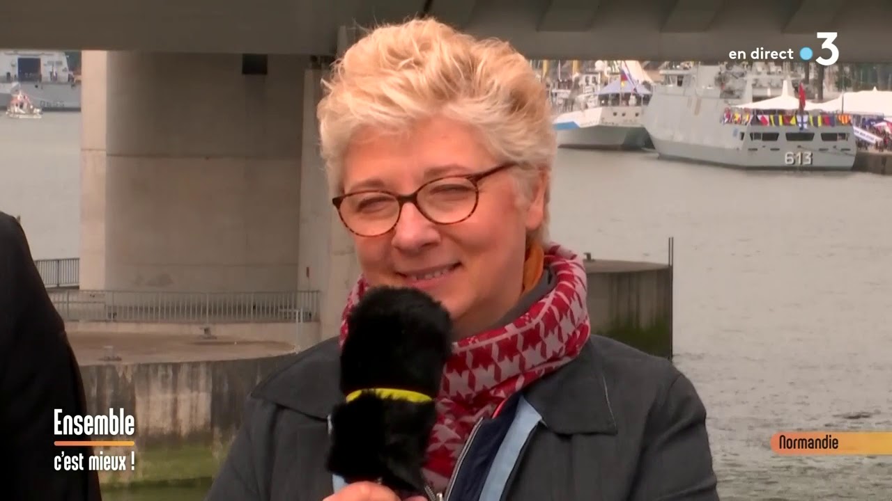 Armada 2019 Catherine Cornu pilote de seine et Jean-Edouard Criquioche ...