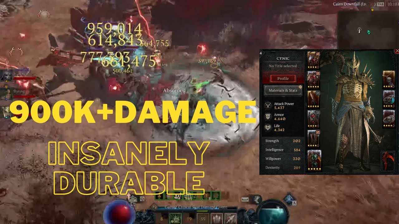 Barrier NUKE | Bone Spear/Barrier Necromancer Build Guide | Diablo 4 ...