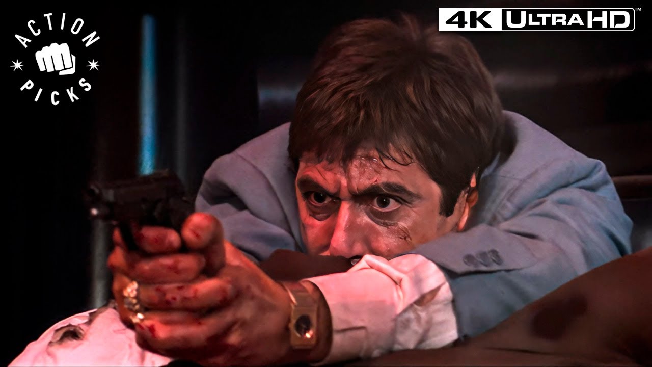 Shootout At The Nightclub | Scarface 4k HDR - YouTube
