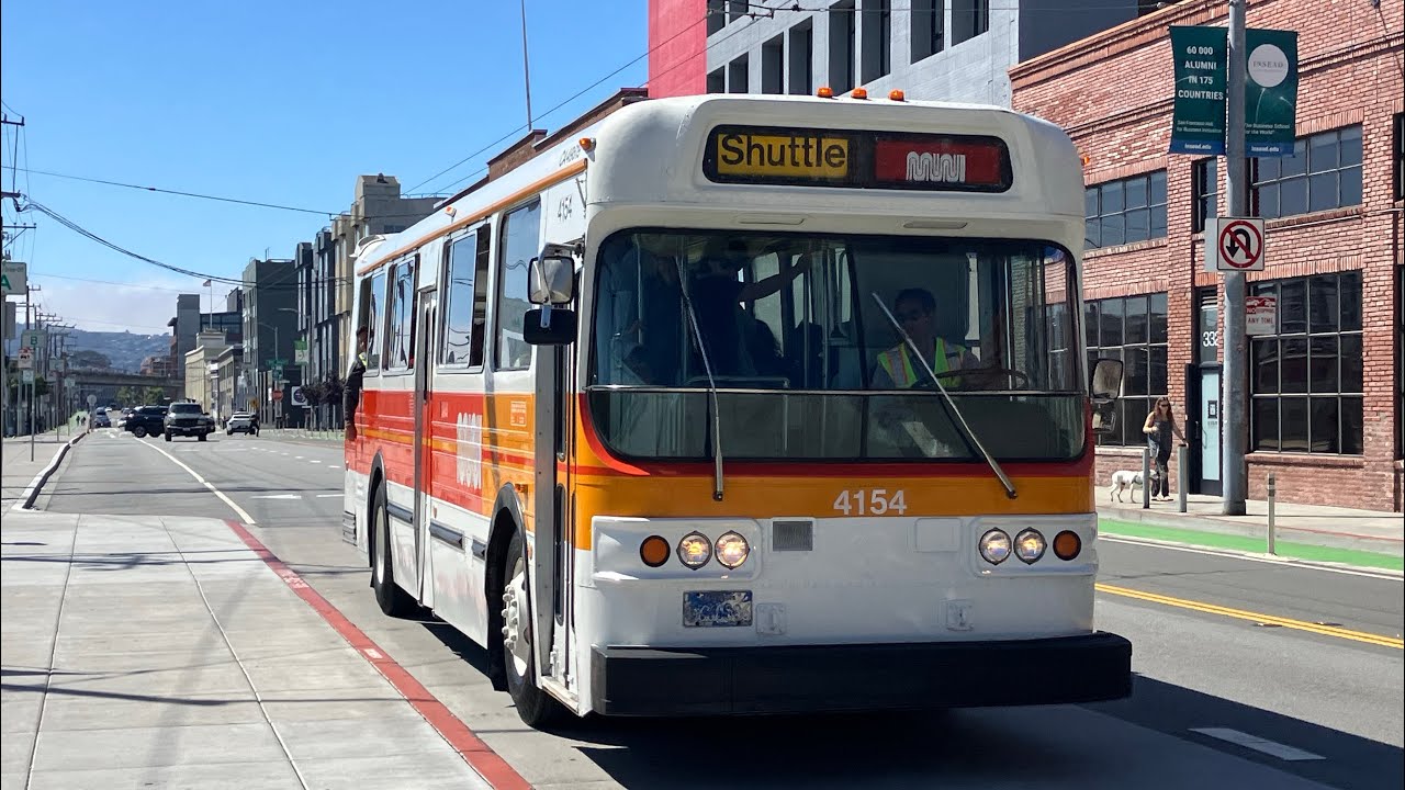 Metal to da pedal- SFMTA 1976 AM General #4154 on Extended Heritage ...