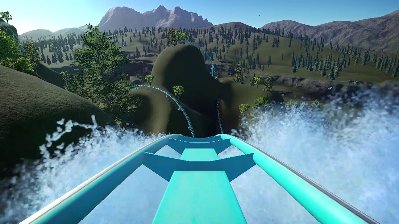 Terrain Force. B&M terrain hypercoaster en Planet Coaster. - YouTube