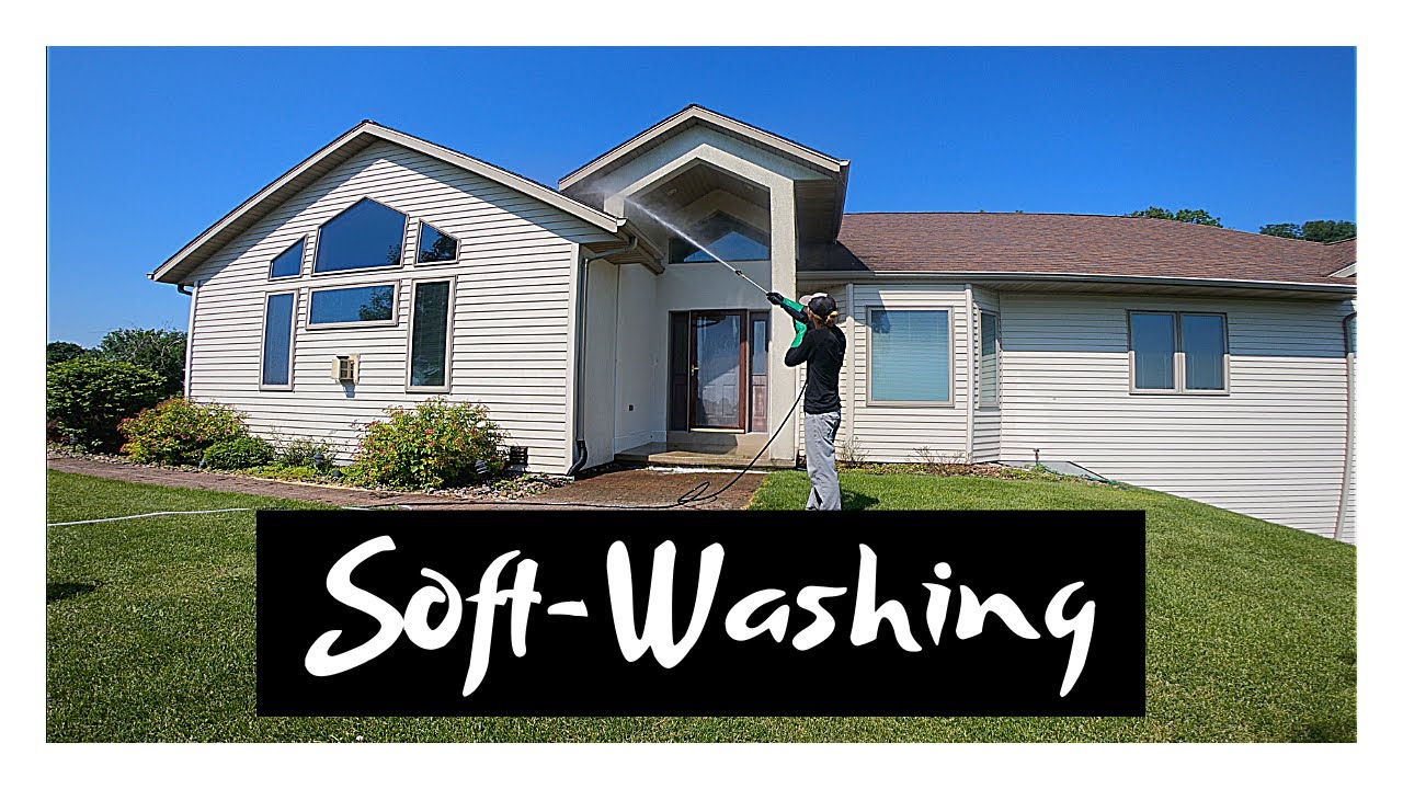 Beautiful Country Home Soft-Washing | X-Jet | JUNE - YouTube